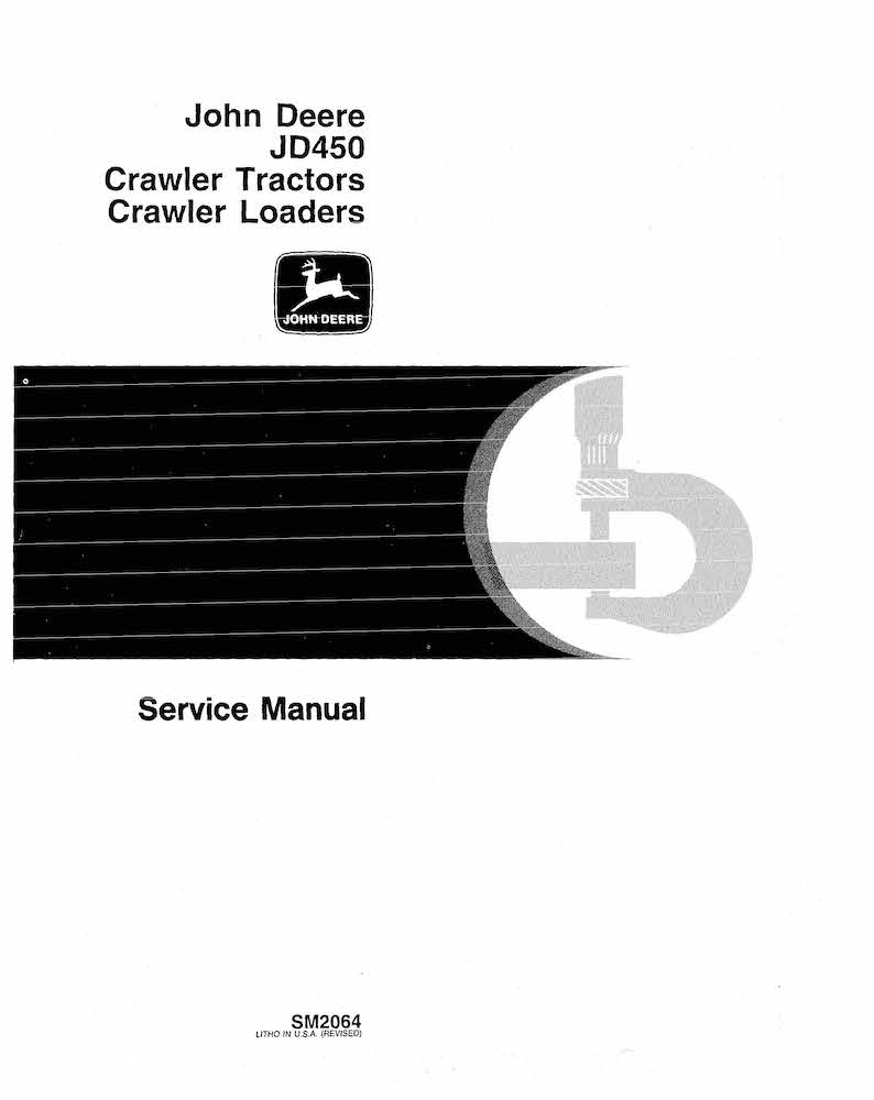 Manuel d'entretien du tracteur John Deere 450 au format PDF