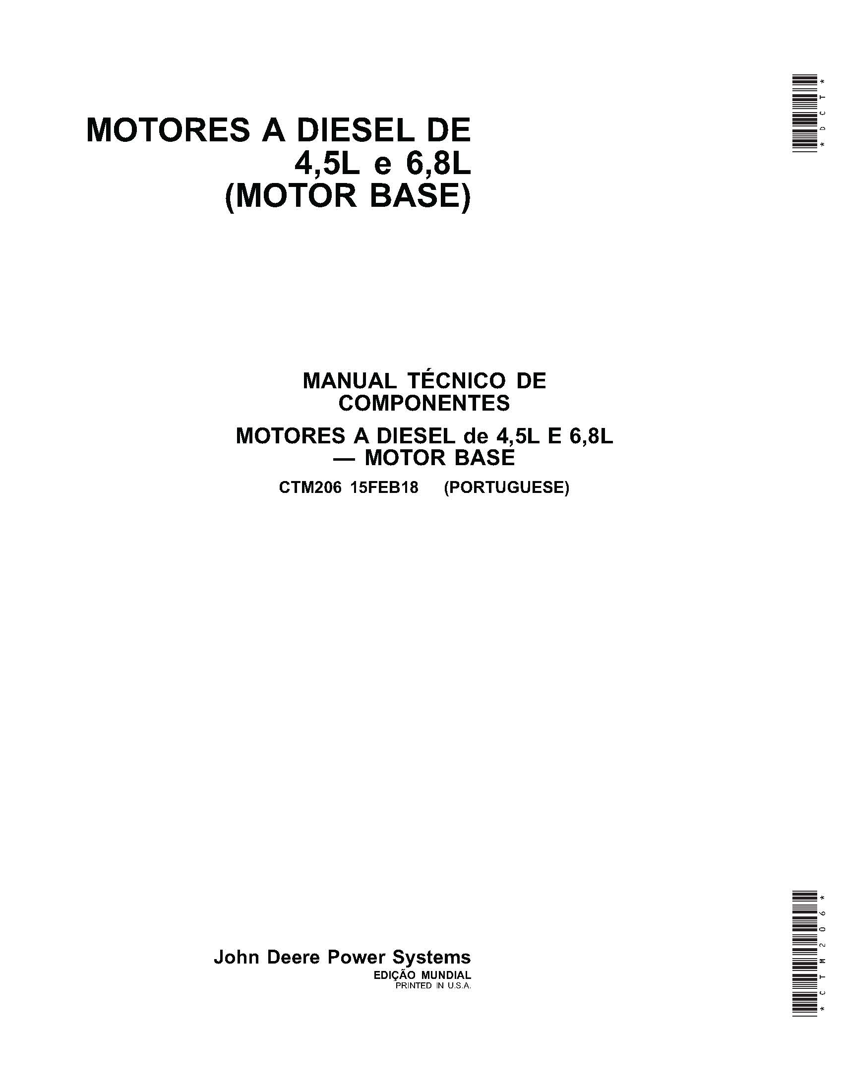 MOTEURS DIESEL John Deere 4.5L ET 6.8L (MOTEUR DE BASE) moteur pdf ...