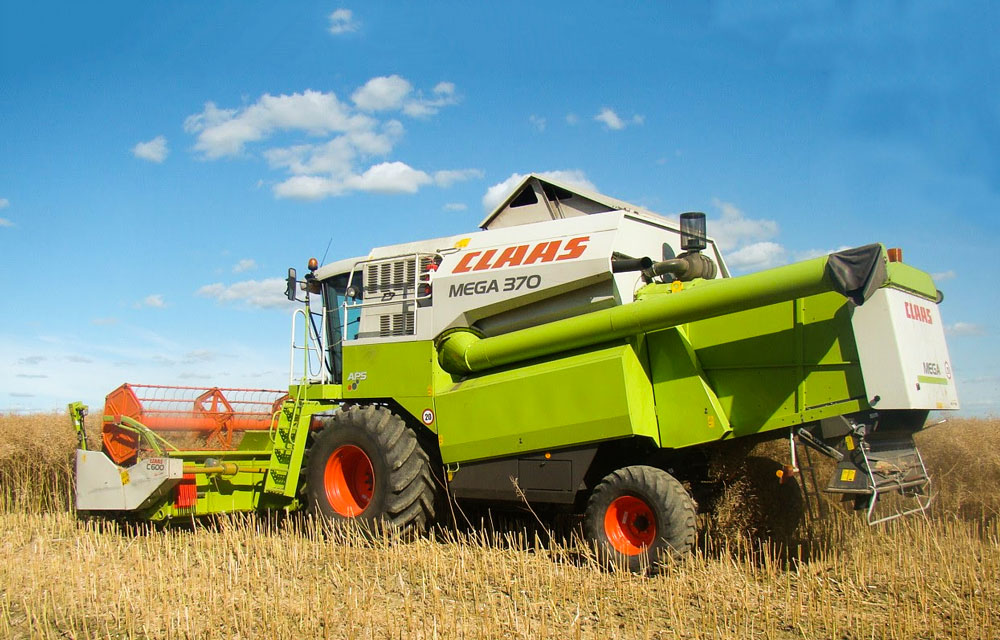 Claas Mega 370 - 350 combine harvester technical systems manual