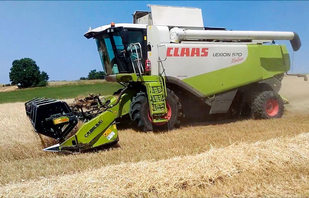 Manual de sistemas técnicos de la cosechadora claas Lexion 570-520 Montana