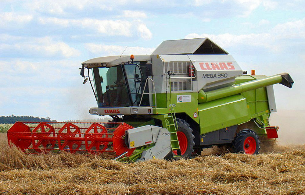 Claas Mega 360 - 350 combine harvester technical systems manual