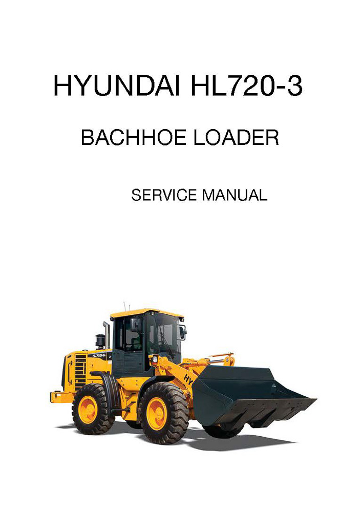 Hyundai HL720-3 wheel loader service manual