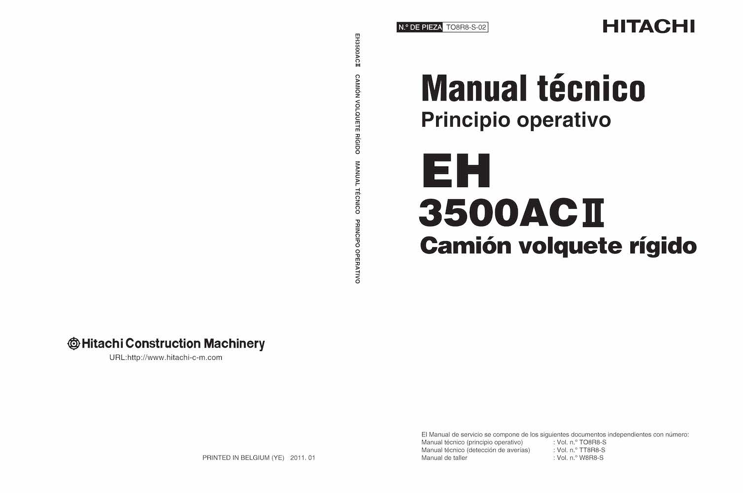 Hitachi 3500AC2 rigid dump truck pdf operational principle technical ...