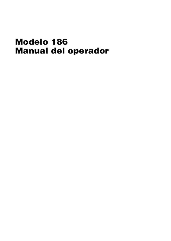 Massey Ferguson 186 baler pdf operator's manual ES