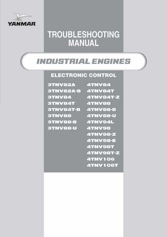 Yanmar TNV series engine pdf diagnostic technical manual