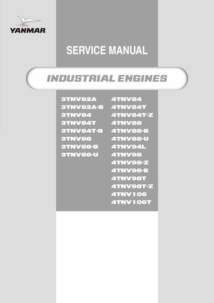 Yanmar TNV series engine pdf service manual