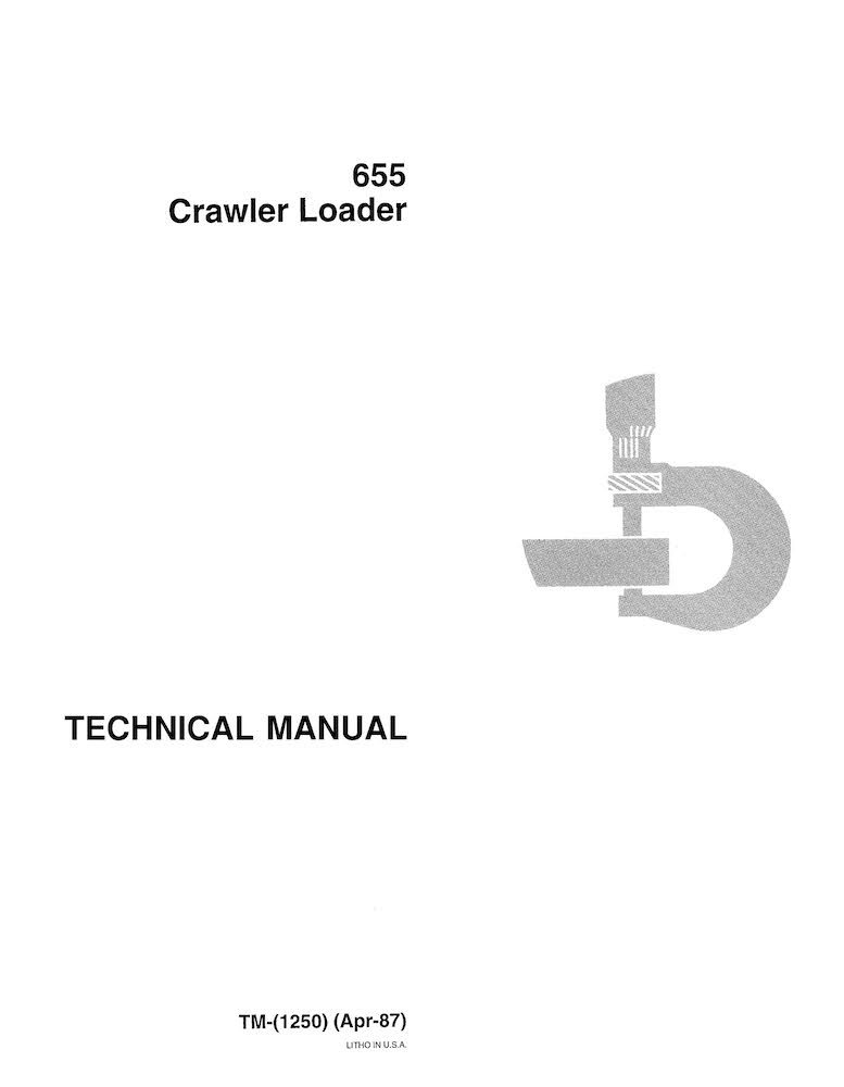 John Deere 655 crawler loader pdf technical manual